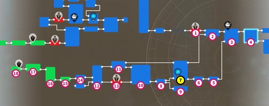 【LOST EPIC（ロストエピック）】巨大湖ペルグランデ-7／高みの監視門 のマップ詳細 一覧